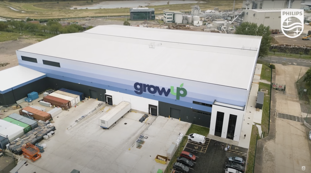 GrowUp Farms Partners with Philips for Sustainable Salad - GrowUp Farms